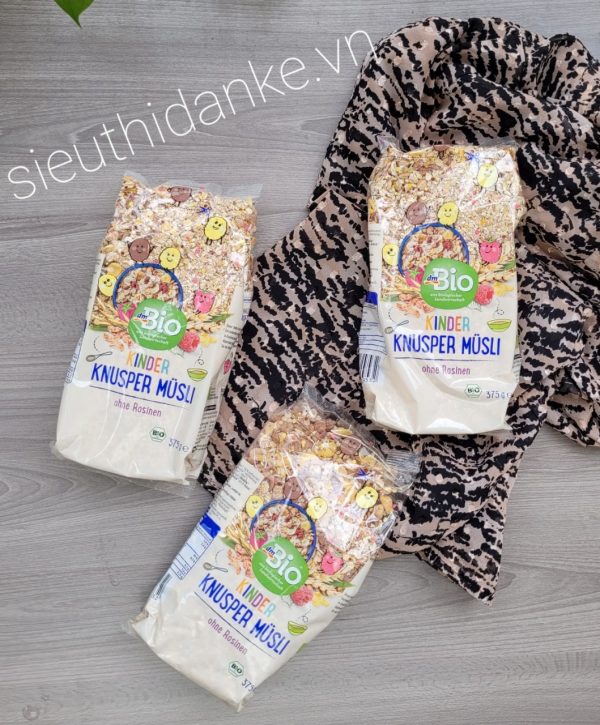 Ngũ cốc hữu cơ ăn liền cho bé Bio Kinder Knusper Musli